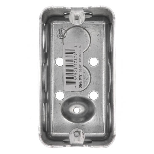 58361-1/2 - Steel City 58361-1/2 - 4" x 2-1/8" x 1-7/8" Single-Gang ...
