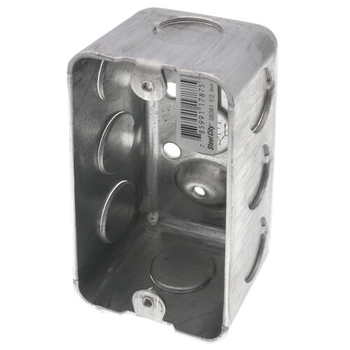 58361-1/2 - Steel City 58361-1/2 - 4" x 2-1/8" x 1-7/8" Single-Gang ...