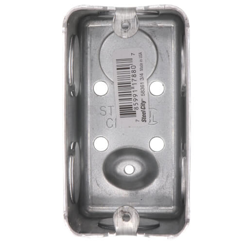 58361-3/4 - Steel City 58361-3/4 - 4" x 2-1/8" x 1-7/8" Single-Gang ...