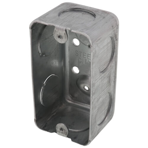 58361-3/4 - Steel City 58361-3/4 - 4" x 2-1/8" x 1-7/8" Single-Gang ...