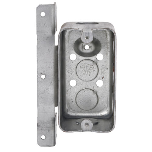 58371-T-1/2 - Steel City 58371-T-1/2 - 4" x 2-1/8" x 2-1/8" Single-Gang ...