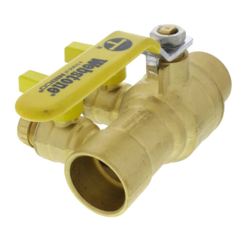 58616 - Webstone 58616 - 1-1/2" Sweat Full Port Purge & Fill Ball Valve
