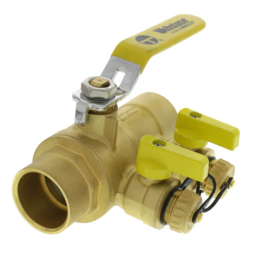 58616 - Webstone 58616 - 1-1/2" Sweat Full Port Purge & Fill Ball Valve