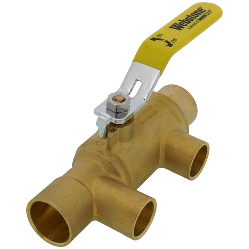 58643 - Webstone 58643 - 1" x 3/4" Pro-Pal Full Port Brass Ball Valve w ...