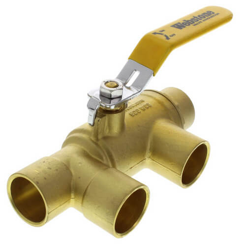 58644 - Webstone 58644 - 1" x 1" Pro-Pal Full Port Brass Ball Valve w ...