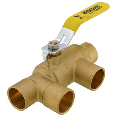 58644 - Webstone 58644 - 1" x 1" Pro-Pal Full Port Brass Ball Valve w ...
