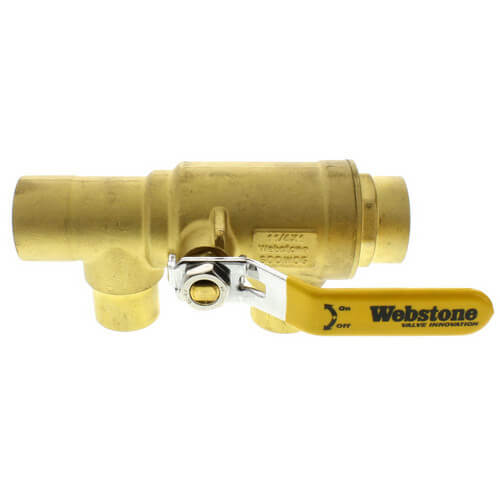 58654 - Webstone 58654 - 1-1/4" x 1" Pro-Pal Full Port Brass Ball Valve ...