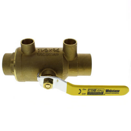 58663 - Webstone 58663 - 1-1/2" x 3/4" Pro-Pal Full Port Brass Ball ...