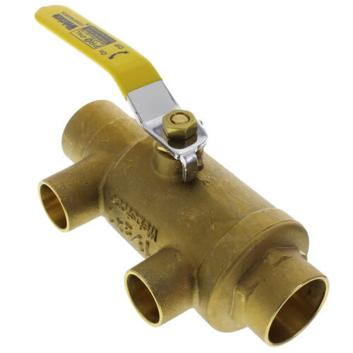 58664 - Webstone 58664 - 1-1/2" x 1" Pro-Pal Full Port Brass Ball Valve ...