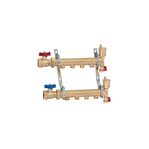 5927C5A - Caleffi 5927C5A - 1-1/4" Hi-Flow Distribution Manifold (3 ...