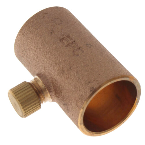 59281 - Elkhart 59281 - 3/4" Copper Coupling w/ Drain (Lead Free)