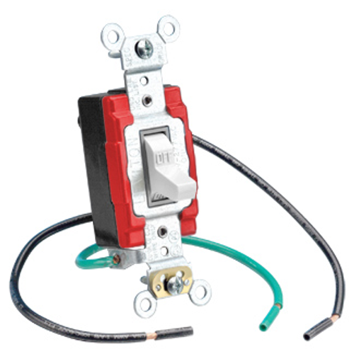 1244-W - Leviton 1244-W - 20A, 120/277V 3-way Toggle AC Quiet Switch ...
