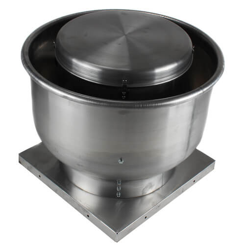 5DDU10AA - Fantech 5DDU10AA - 5DDU Series 10" Roof/Wall Mount Upblast ...