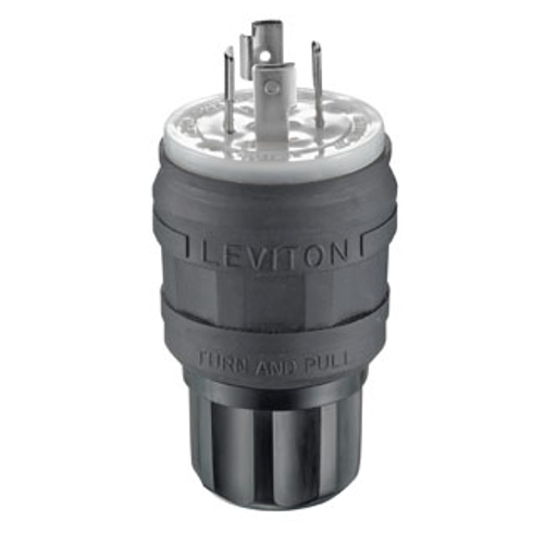 26W76-B - Leviton 26W76-B - 20A, 480V 3-Phase, NEMA L16-20P, 3P, 4W ...