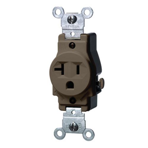 5801-LEVITON - Leviton 5801-LEVITON - Single Receptacle Outlet, Smooth ...