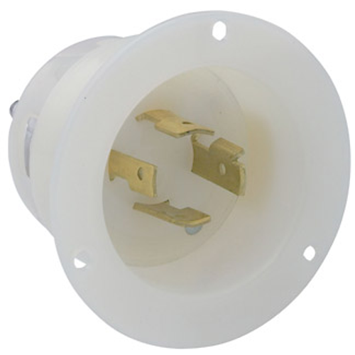 2415 - Leviton 2415 - 20A, 125/250V NEMA L14-20P, 3P, 4W, Flanged Inlet ...