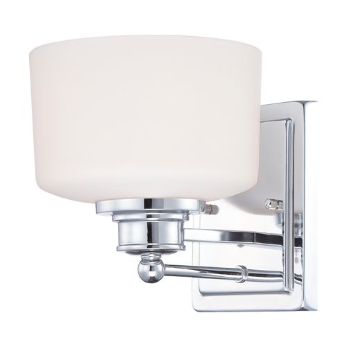 60-4581 - Nuvo 60-4581 - Soho 1 Light Vanity Fixture w/ Satin White Glass