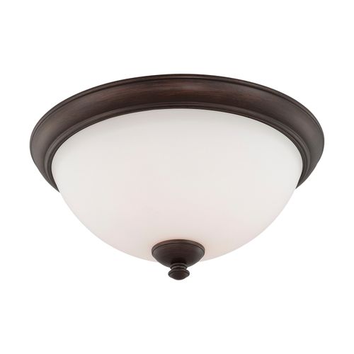 60-5141 - Nuvo 60-5141 - Patton 3 Light Flush Fixture w/ Frosted Glass