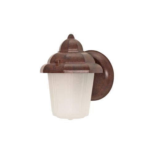 60-640 - Nuvo 60-640 - 1 Light 9" Wall Lantern Hood Lantern w/ Satin ...