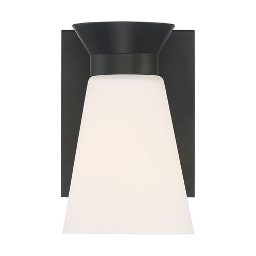 60-7311 - Nuvo 60-7311 - Caleta 1 Light Wall Sconce Fixture Black ...