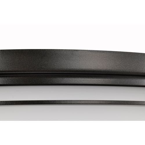 60-8034 - Nuvo 60-8034 - Warren 15 Inch Flush Mount Gun Metal w/ Satin White Glass