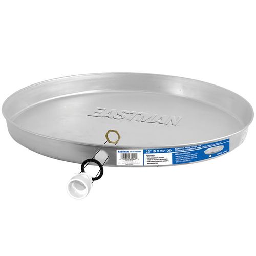 60089 - Eastman 60089 - 26" ID / 28" OD Water Heater Drain Pan w/ 1 ...