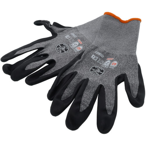 60185 - Klein Tools 60185 - Cut Level 2 Nitrile Dipped Touchscreen Work ...