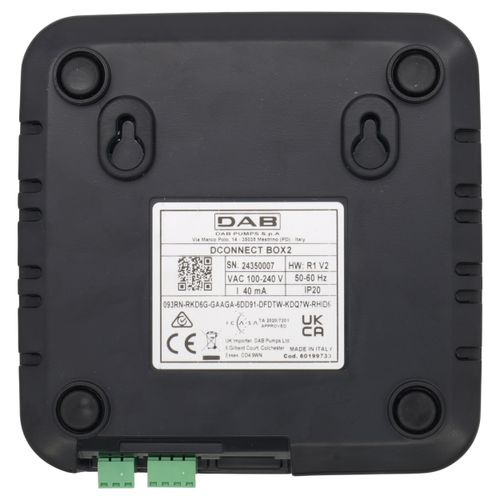 60198037 - DAB Pumps 60198037 - Dconnect Box 2 Electronic Remote ...