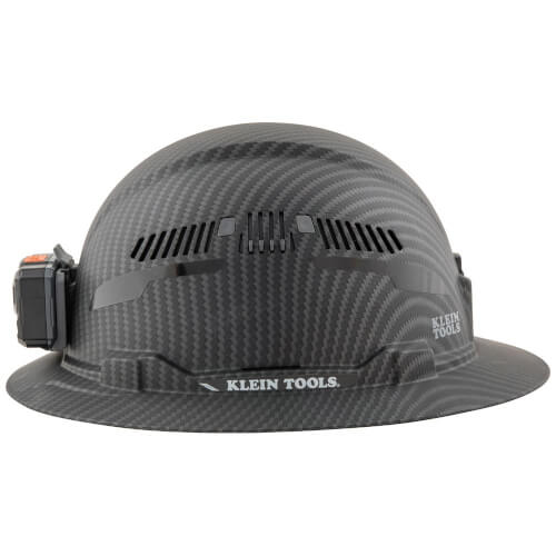 60347 - Klein Tools 60347 - Vented Full Brim Hard Hat with Lamp Type 1 ...