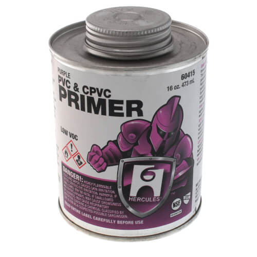 60415 - Hercules 60415 - 16 oz. PVC & CPVC Primer (Purple)