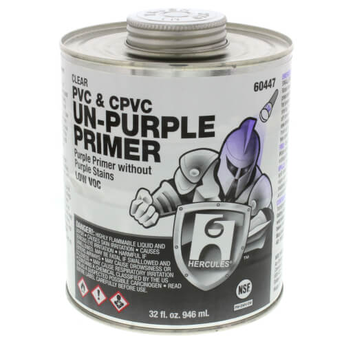 60447 - Hercules 60447 - 32 oz. Un-Purple PVC Primer