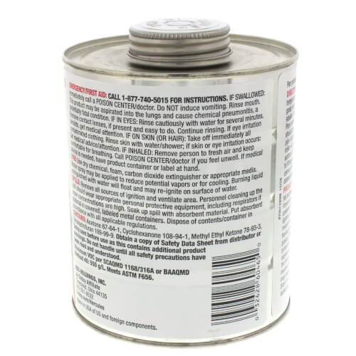60465 - Hercules 60465 - 32 oz. Clear PVC Primer