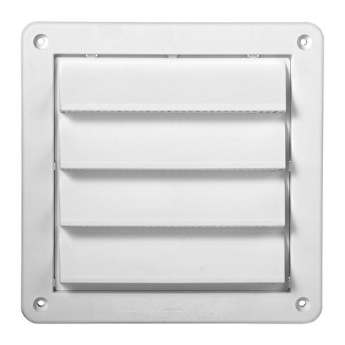 606W - Lambro Industries 606W - 6" Louvered Air Intake Vent (White)