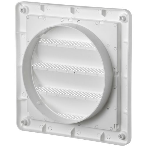 606W - Lambro Industries 606W - 6" Louvered Air Intake Vent (White)