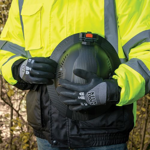 60840 - Klein Tools 60840 - Cut Level A4 Winter Knit Dipped Gloves ...