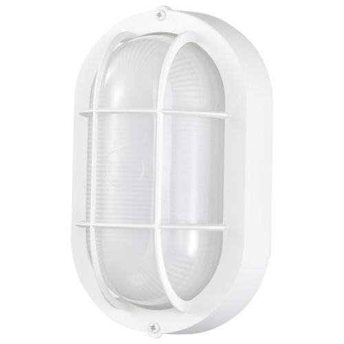 62-1388 - Nuvo 62-1388 - LED Small Oval Bulk Head Fixture White Finish ...