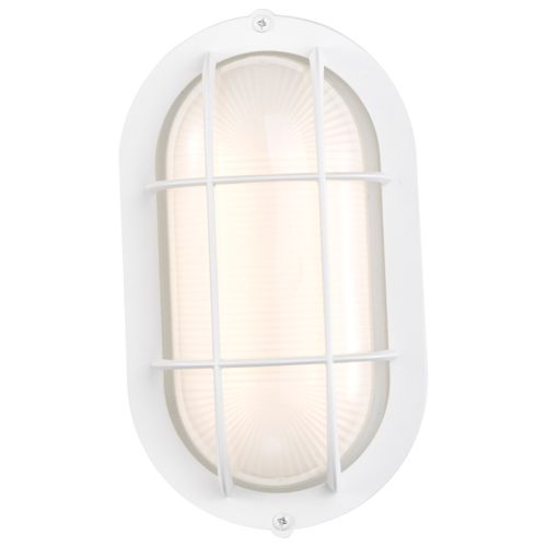 62-1388 - Nuvo 62-1388 - LED Small Oval Bulk Head Fixture White Finish ...