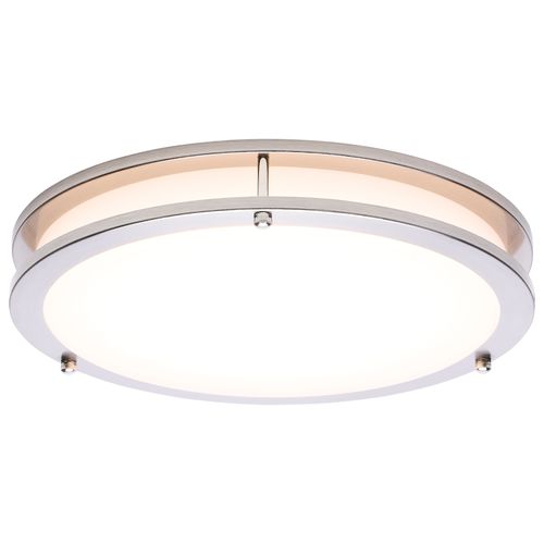 62-1876 - Nuvo 62-1876 - Glamour; LED 13" Flush Mount; Brushed Nickel ...