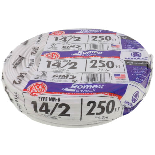 620-14-2 - DiversiTech 620-14-2 - 14 AWG, 250' Roll NM (Non-Metallic ...