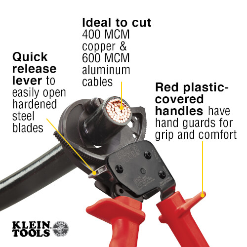 63060-KLEIN - Klein Tools 63060-KLEIN - Ratcheting Cable Cutter