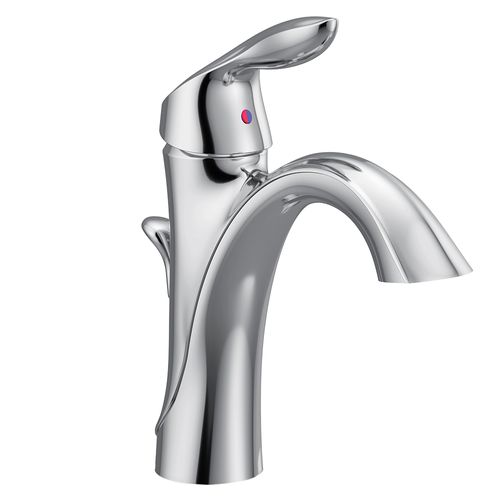 6400-MOEN - Moen 6400-MOEN - Eva Chrome 1 Handle Bathroom Faucet, 6400