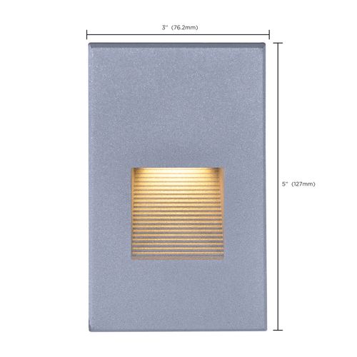 65-409 - Nuvo 65-409 - LED Vertical Step Light 3W Gray Finish 120V