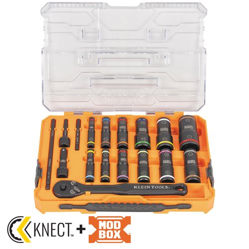65626 - Klein Tools 65626 - KNECT Flip-24 Deep-Well, Heavy Duty Impact ...