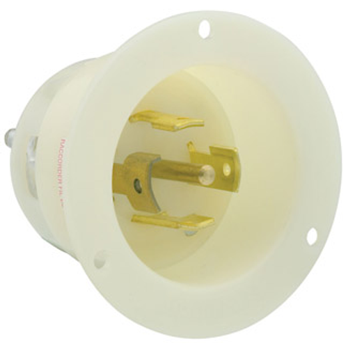 2835 - Leviton 2835 - 30A, 347/600V Flanged Inlet Locking Receptacle ...