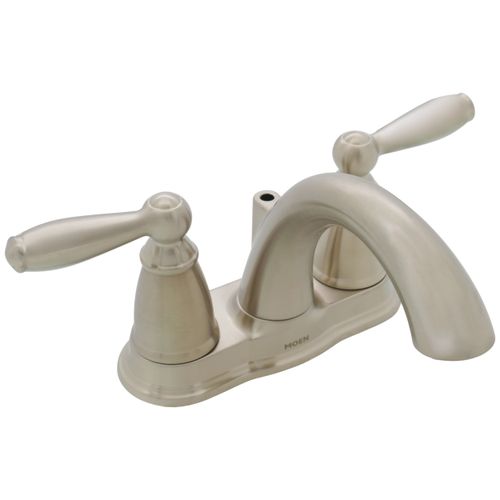 6610BN - Moen 6610BN - Brantford Two-Handle Bathroom Faucet with Drain ...
