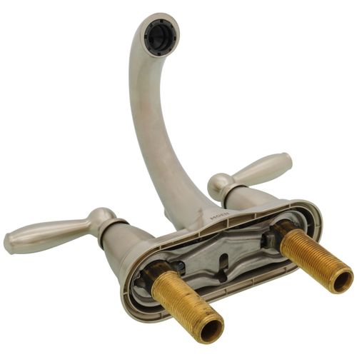 6610BN - Moen 6610BN - Brantford Two-Handle Bathroom Faucet with Drain ...