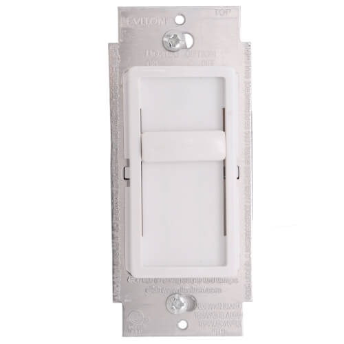 6672-1LW - Leviton 6672-1LW - SureSlide Dimmer for 150W Dimmable LED or ...