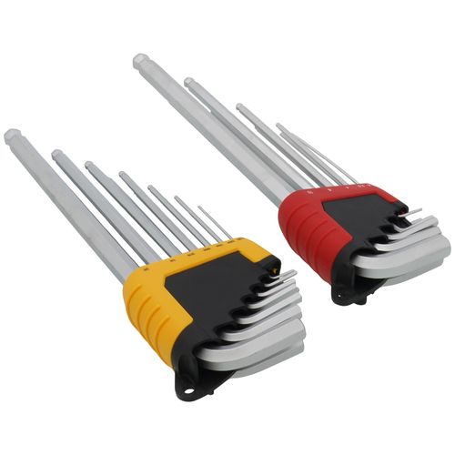 66982 - Wiha 66982 - 22-Piece ErgoStar Ball End Hex L-Key Set (Inch/Metric)