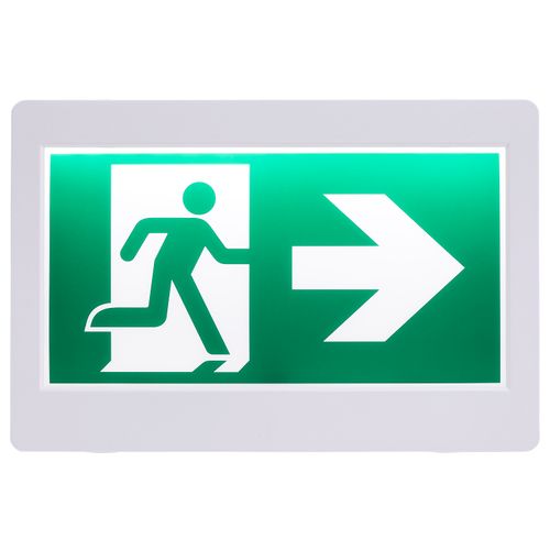 67-500 - Satco 67-500 - Running Man Green Exit Sign, 120-347V, 2HR ...
