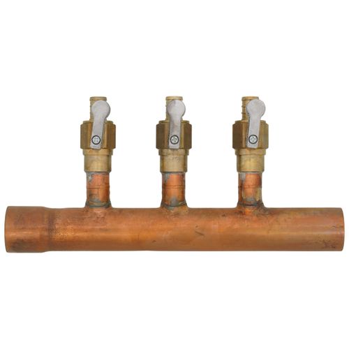 672XV0342 - Sioux Chief 672XV0342 - 1" Copper Manifold w/ 1/2" Crimp ...